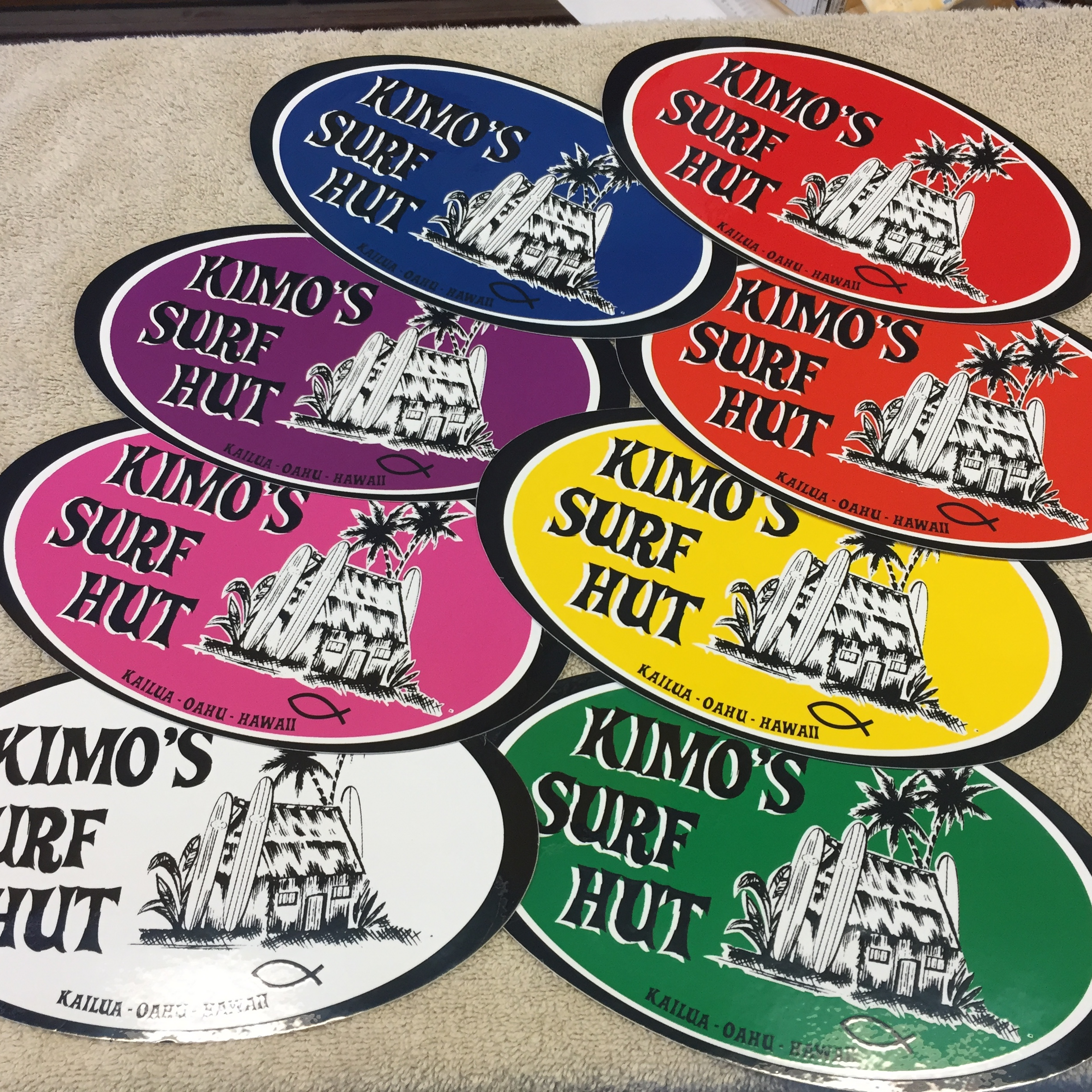 Stickers - vinyl stickers for your surfboard or any clean smooth surfa ...