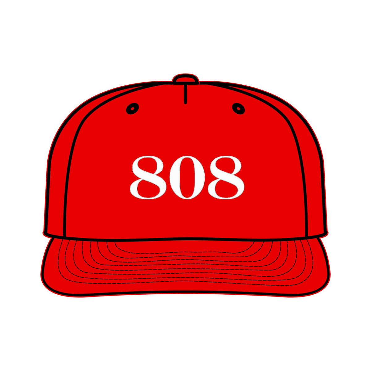 Kimo's Surf Hut 808 Surf Hat