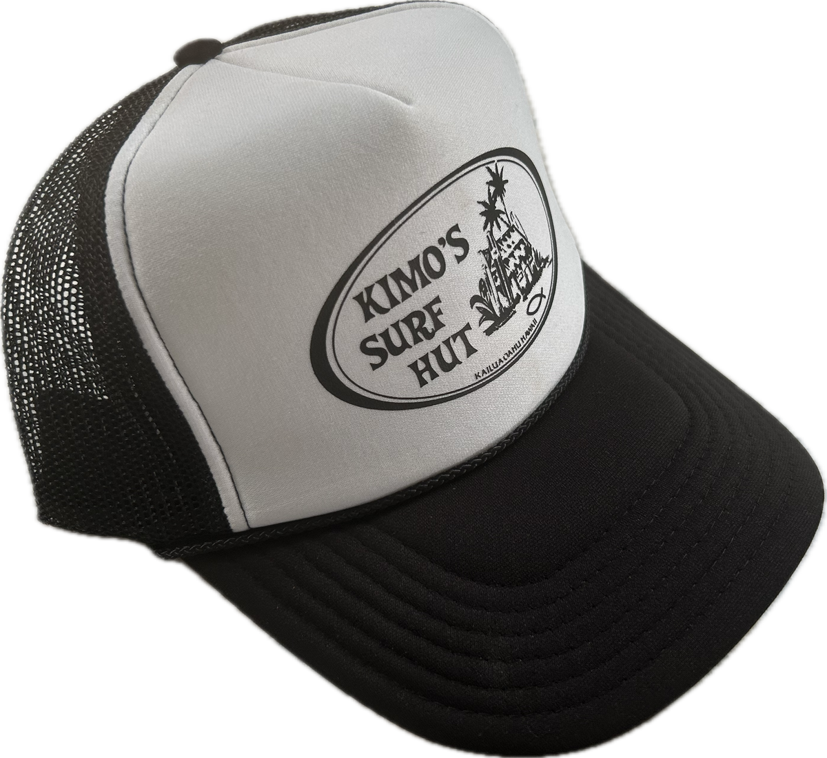 Kimo's Surf Hut Clear Logo Foam Trucker Hat